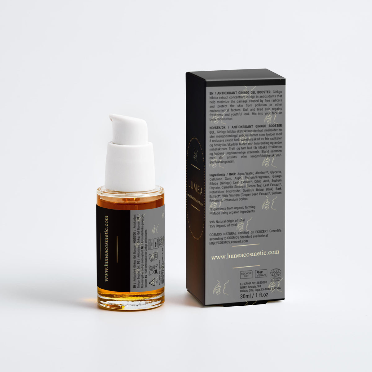 Antioxidant Ginkgo Gel Booster – Lumea Beauty